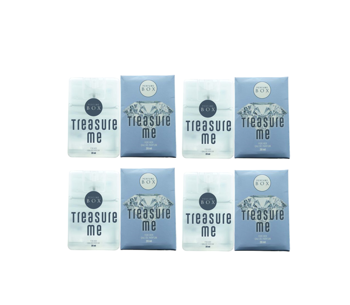 Perfume Box Treasure Me For Her Perfume Pocket size Set of 4 | Shop ...