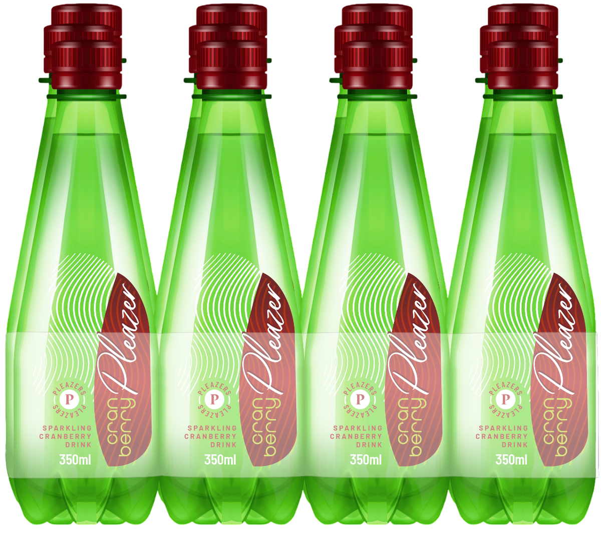 Pleazer Sparkling Cranberry Drink - 350ml (12 Pack) PET | Shop Today ...