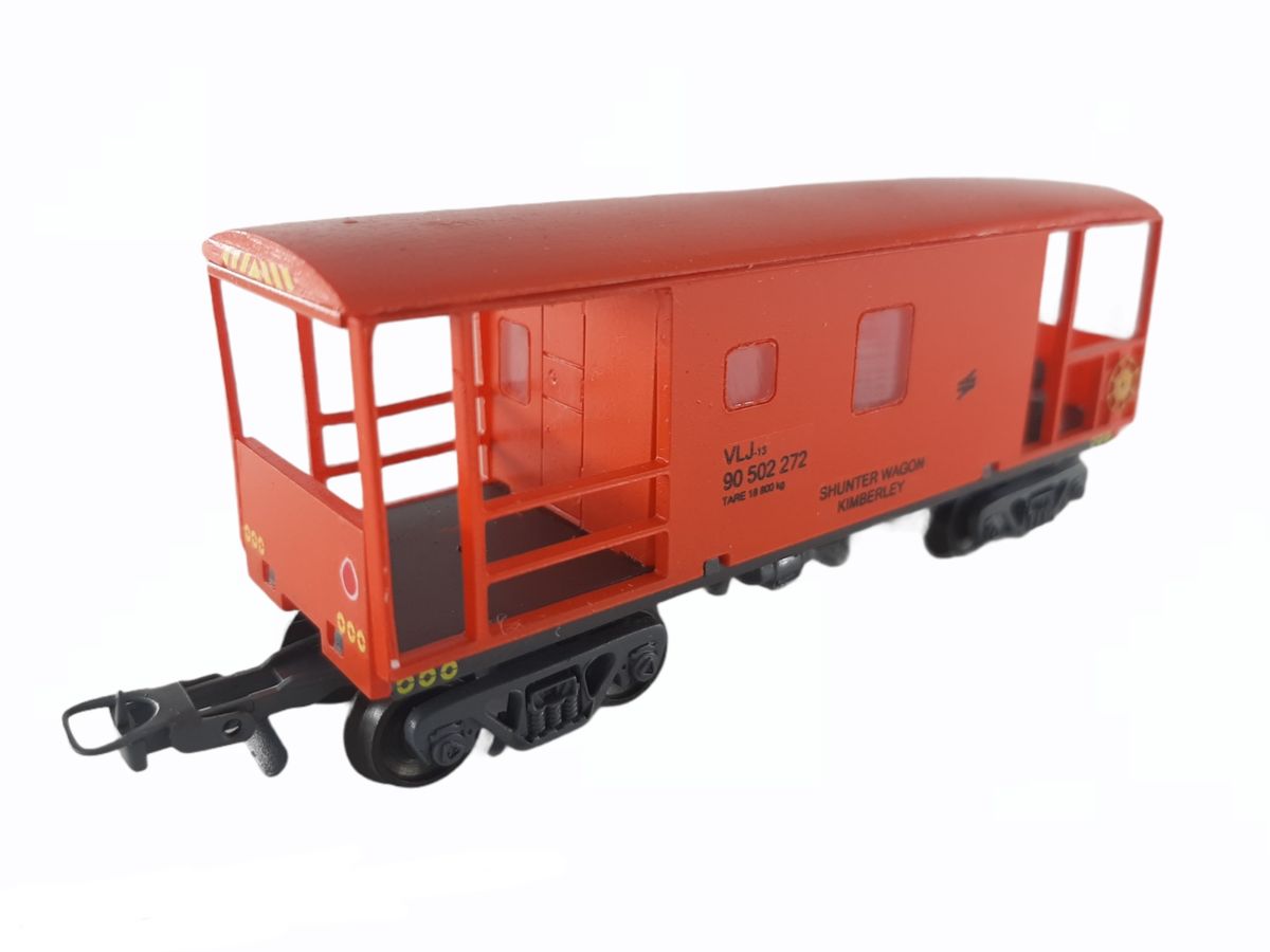 South African Model Train : Spoornet Shunter Wagon - Orange | Buy ...