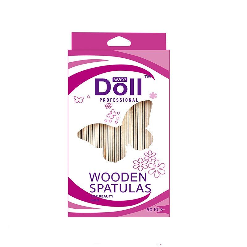 Doll Wooden Waxing Spatula Wax Spatulas for Hair Removal 50 piece - 2 ...