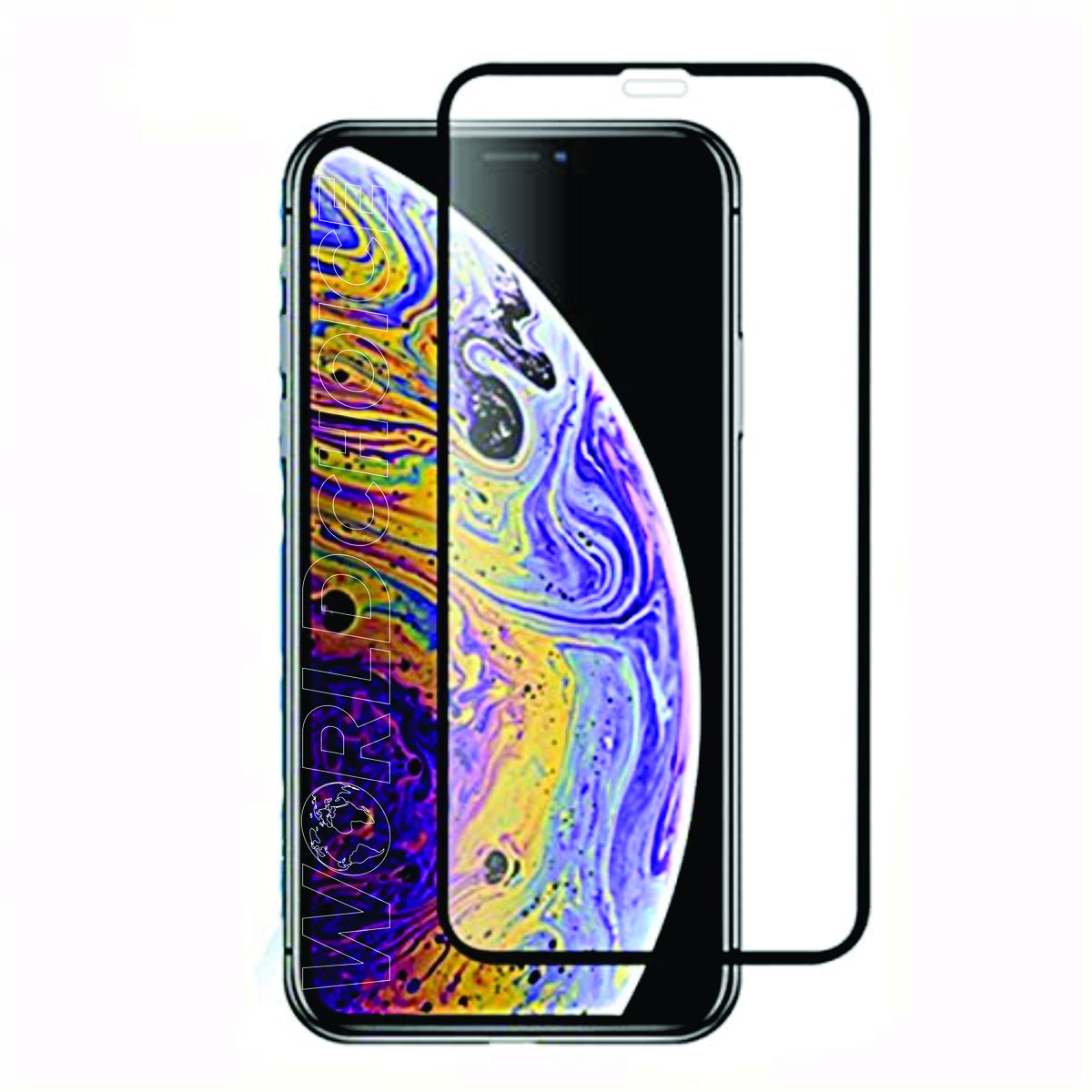 9D Tempered Glass Screen Protector Guard for iPhone XS Max | Shop Today ...