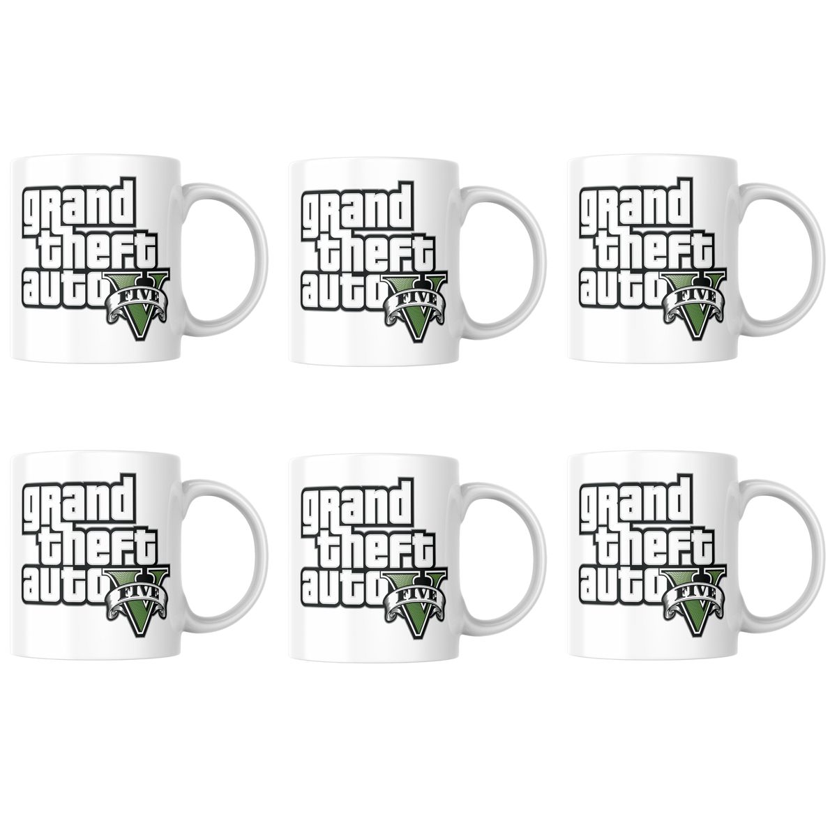 Grand Theft Auto 5 Mugs - Set of 6 | Shop Today. Get it Tomorrow ...