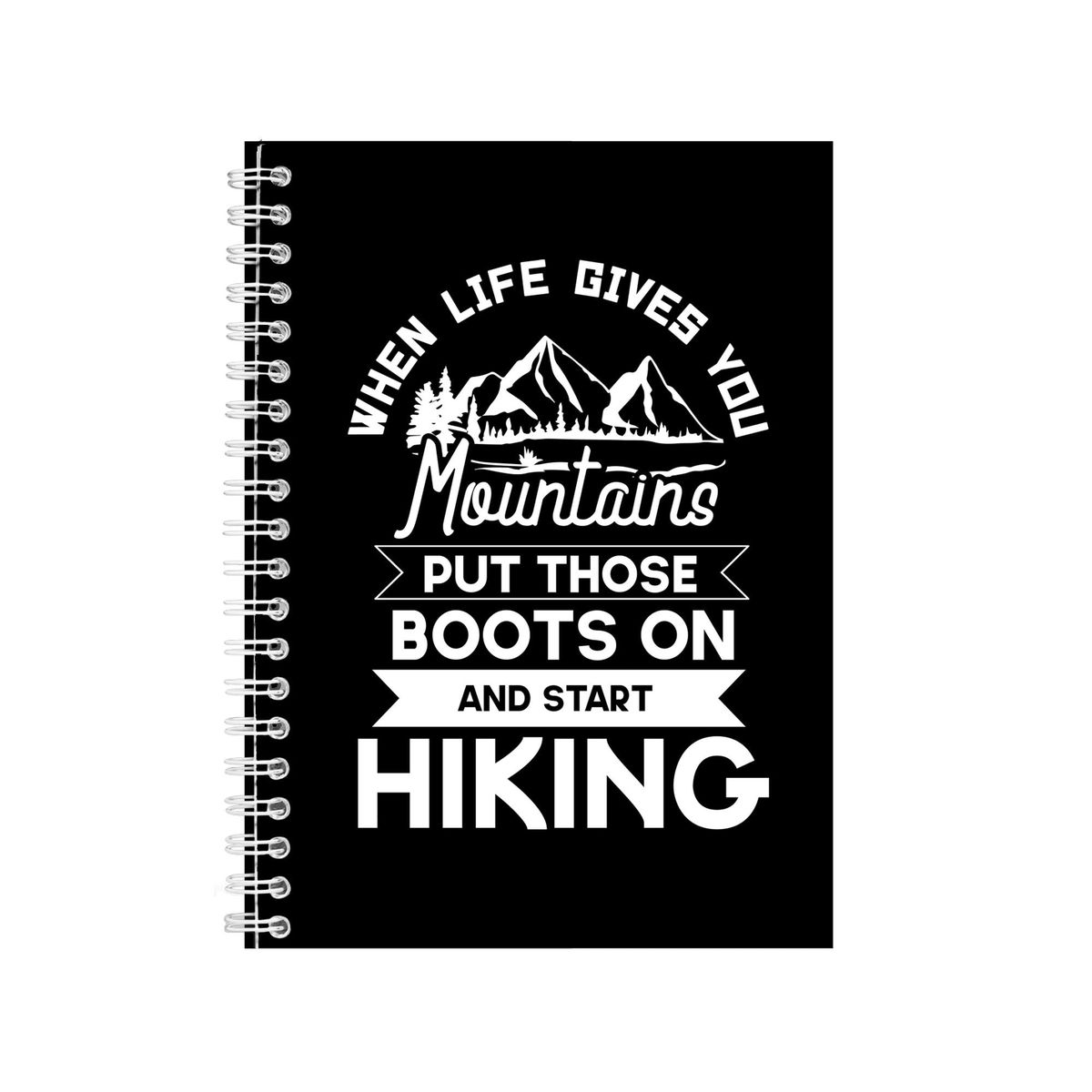 Start Hiking Notebook Adventure Gift Idea A5 Notepad 124 | Shop Today ...