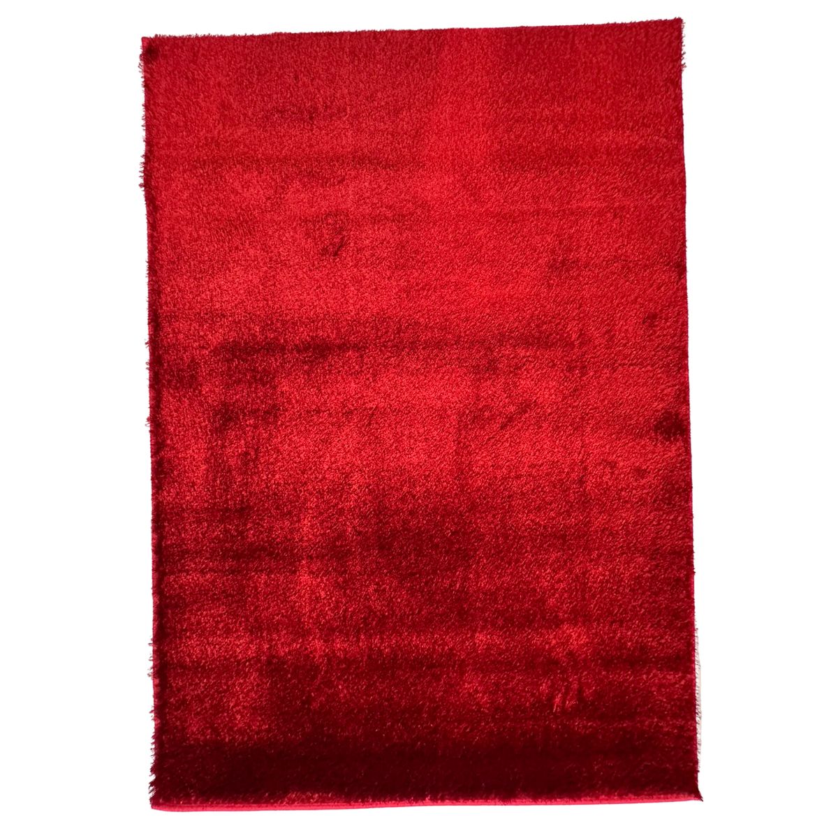 Modern Fluffy Red Rug 170 x 120cm | Shop Today. Get it Tomorrow ...