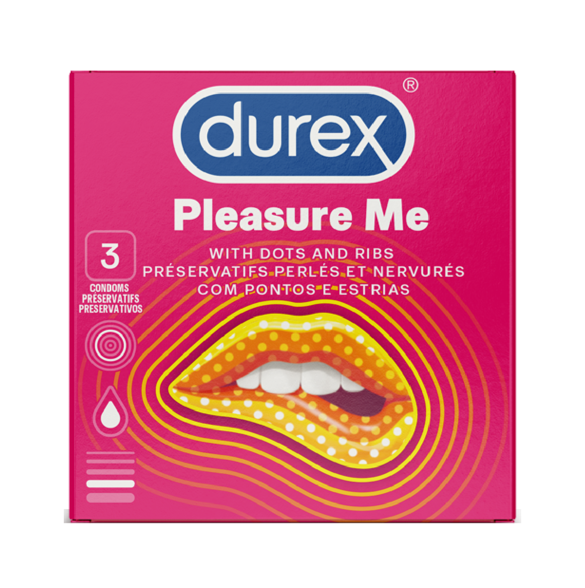 Durex 3s x12, Bulk Condoms, Ribbed & Dotted, With lubricant, Pleasure Me | Shop Today. Get it ...