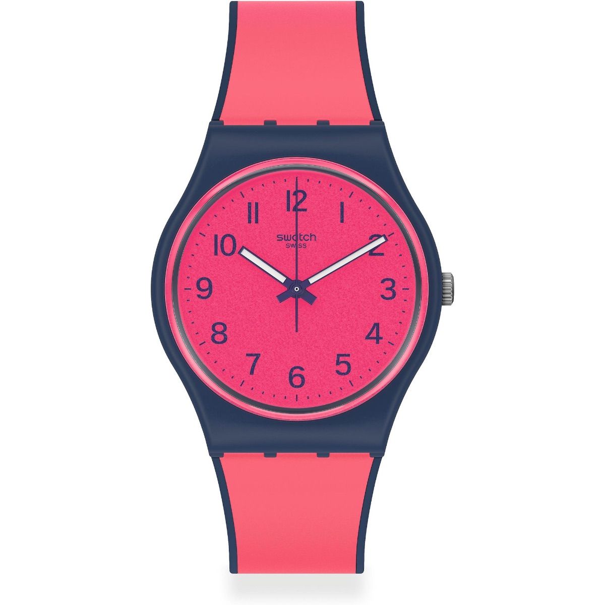 Swatch - Pink Gum Pink Unisex Rubber Watch - GN264 | Shop Today. Get it ...