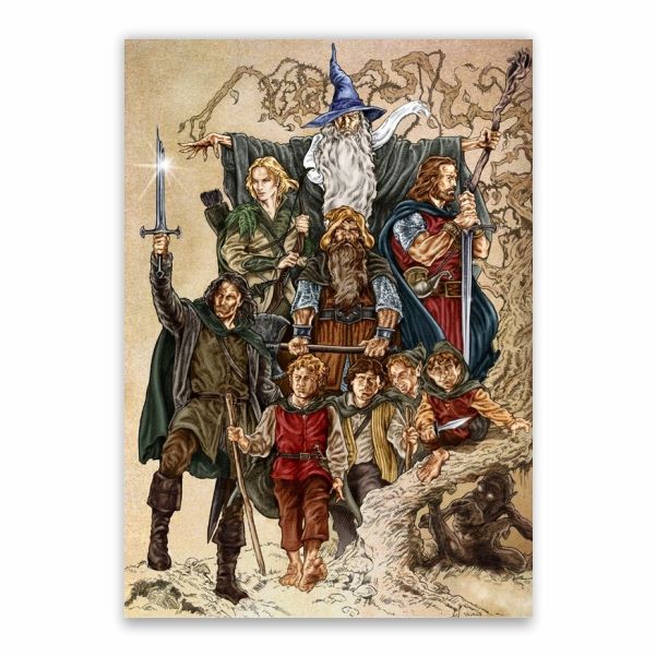 Lord Of The Rings Character Collage Poster - A1 | Shop Today. Get it ...
