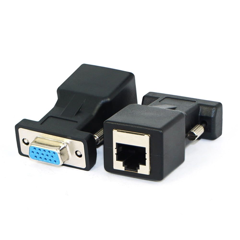 VGA to RJ45 CAT5/CAT6 Network Adapter - B5392 (2 Pack) | Shop Today ...