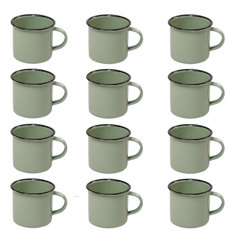 New World - 8cm Enamel Coffee Mug set of 12 | Shop Today. Get it ...
