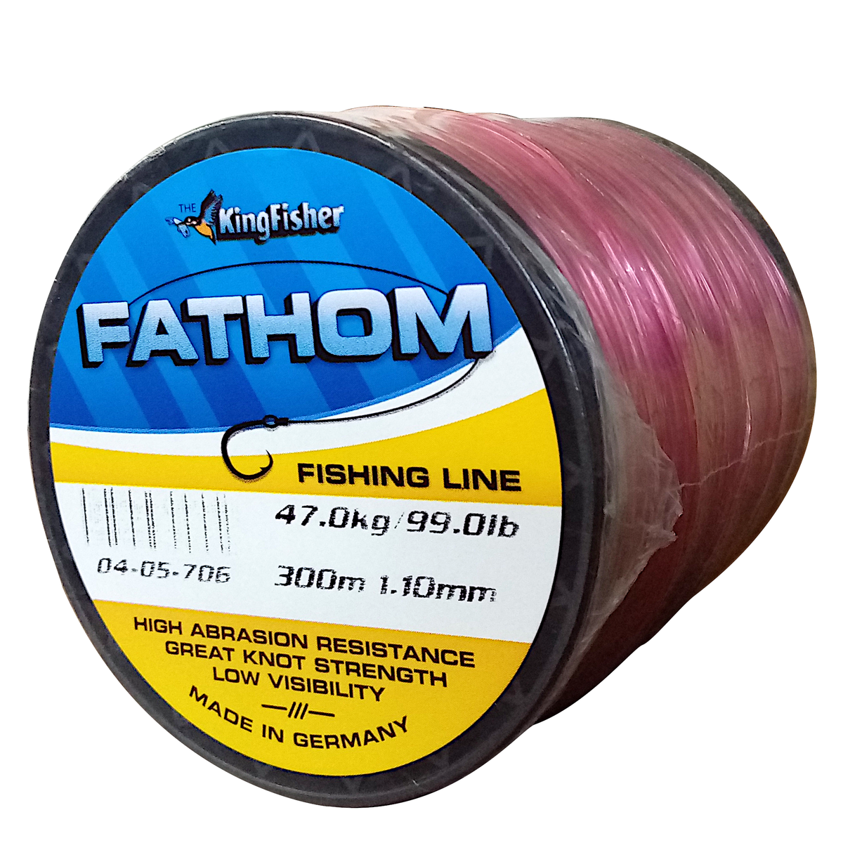 Kingfisher Fathom Fishing Nylon 300m (47Kg/1.10mm) (Pink) | Shop Today ...
