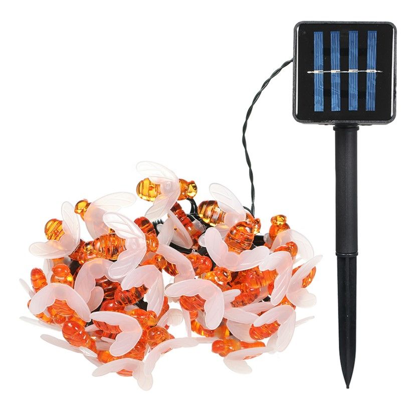 Solar Powered LED Bees Fairy Waterproof Solar String Lights for Garden | Shop Today. Get it ...