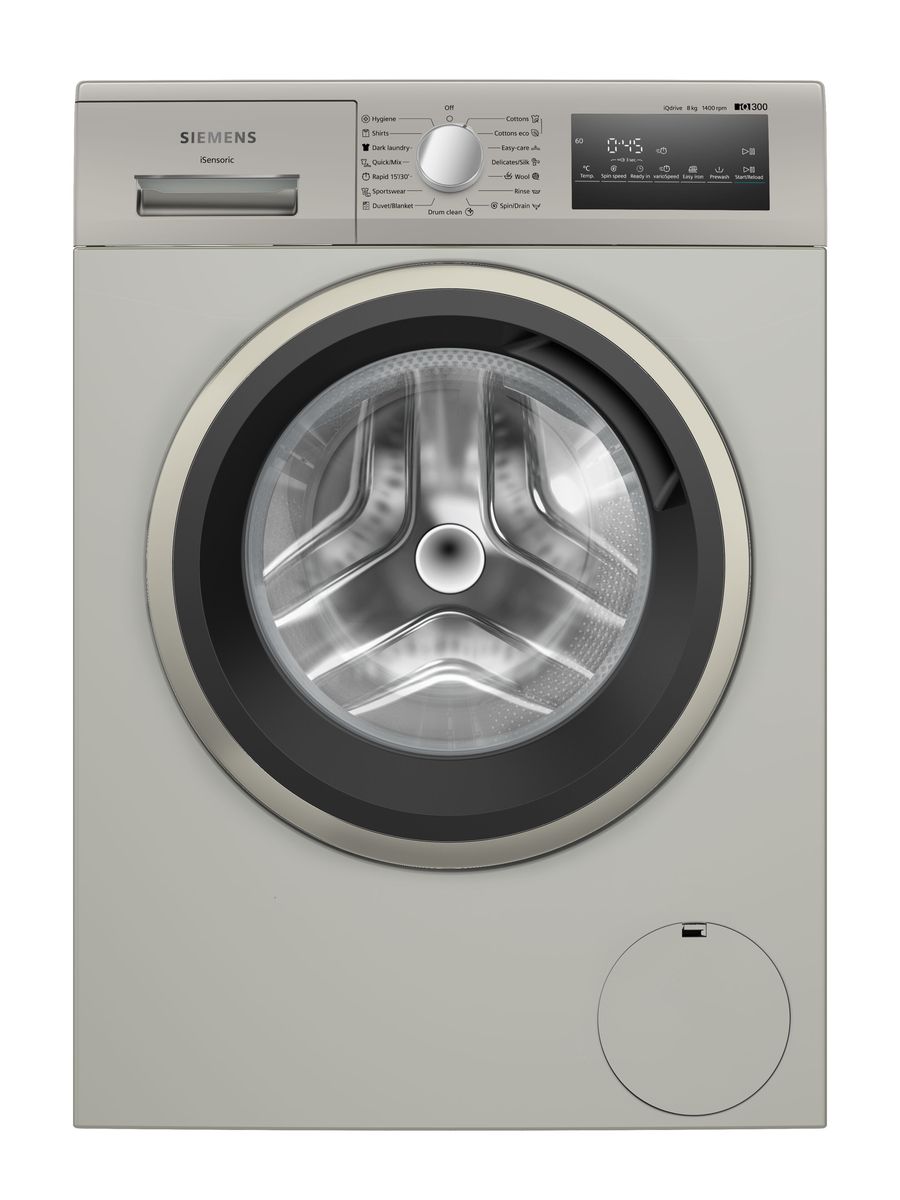 Siemens - 8kg Frontloader Washing Machine - iQ300 - Silver inox | Shop ...
