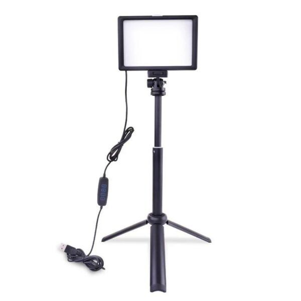 LED Fill Light Photography Lamp with Extendable Tripod Vlogging Kit ...