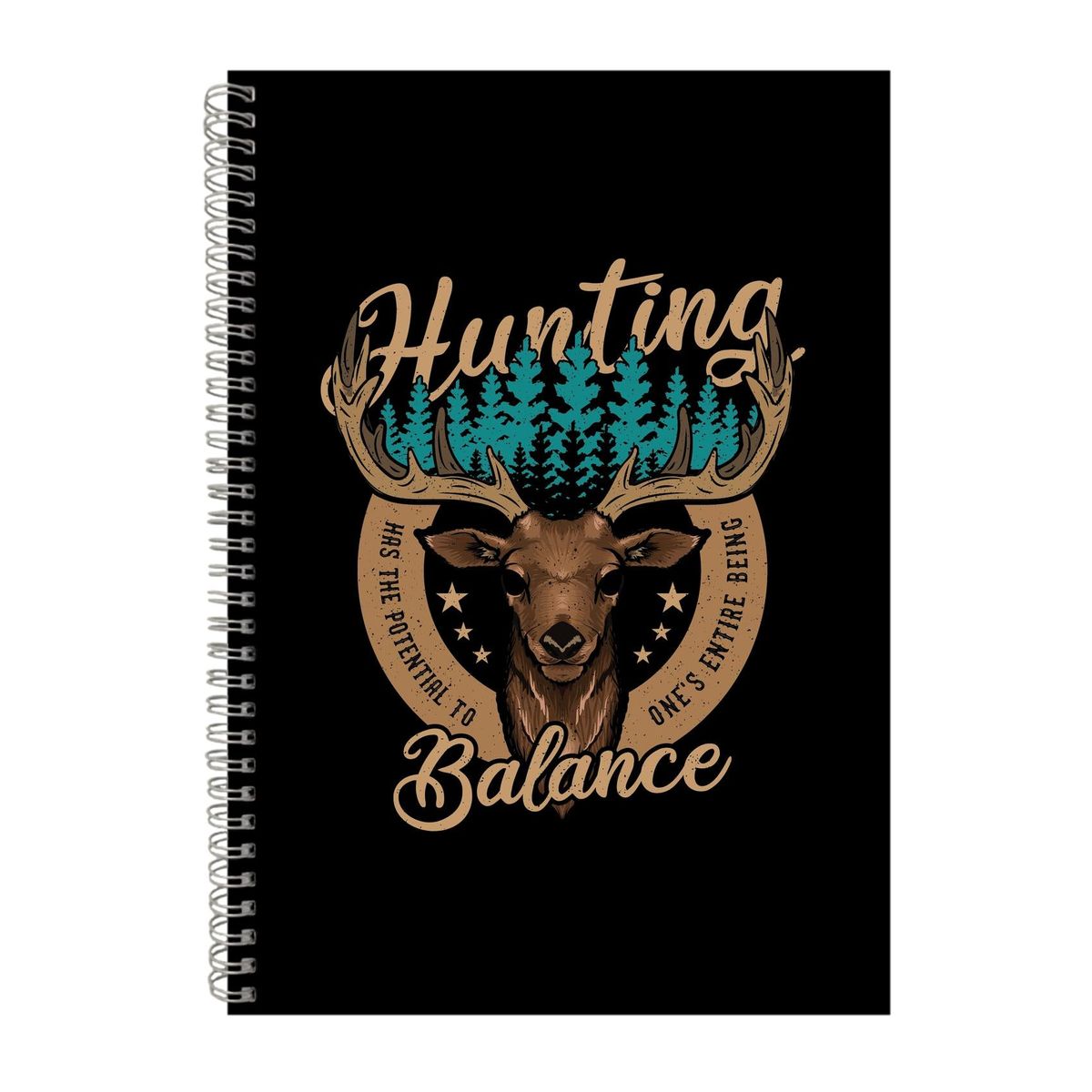 Hunting Balance Notebook Hunter Gift Idea A4 Notepad 144 | Shop Today ...