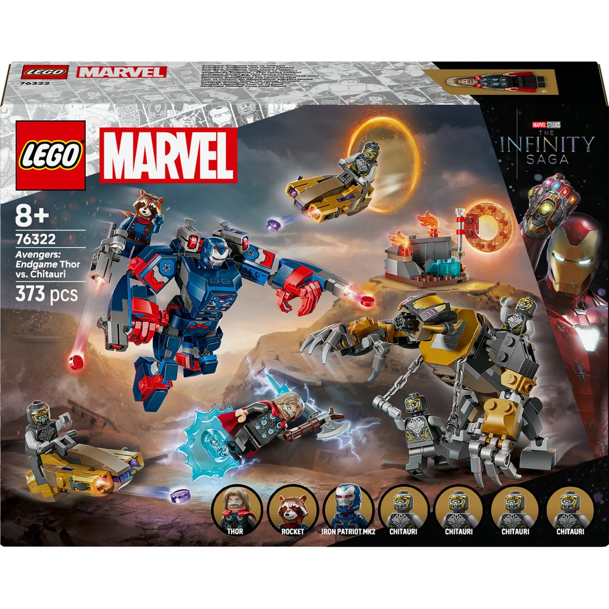 LEGO® Marvel Avengers: Endgame Thor vs. Chitauri Super Hero Action ...