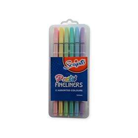 Scripto Fineliners 12's - Pastel Colours | Shop Today. Get it Tomorrow ...