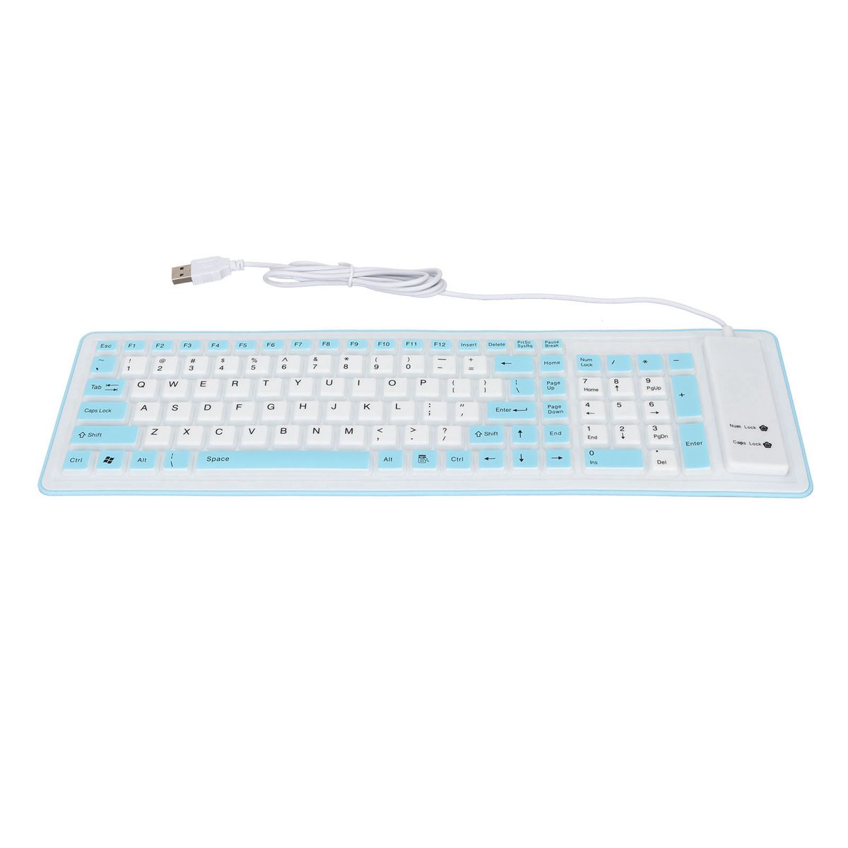 Silicone Keyboard Game 103 Key Foldable Blue | Shop Today. Get it ...