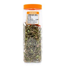 EUREKA Cut-Screw Smooth Shank Yellow Passivated 3.5 x 40mm Q:500 T1F120 ...