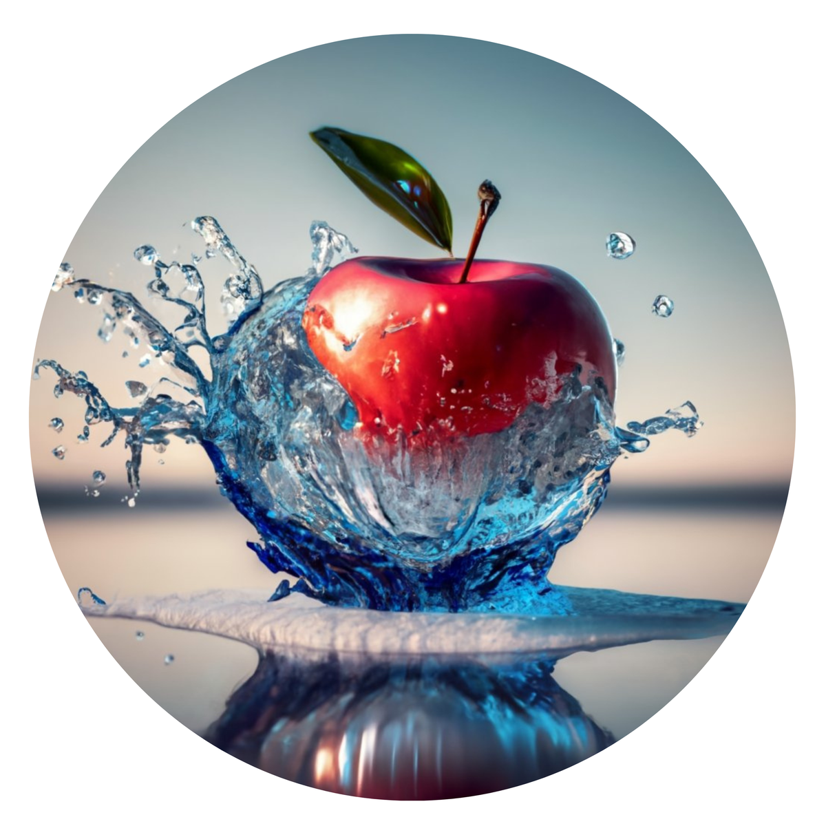 Apple water drop - Custom printed mousepad | Shop Today. Get it ...