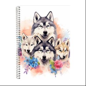 Flower Dogs 44 Gift Idea A4 Notepad 200 | Shop Today. Get it Tomorrow ...