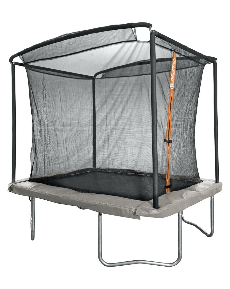 Sportspower 6ft X 8ft Rectangular Trampoline With Steel Frame 1 83x2