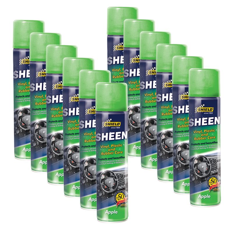 Shield Sheen Vinyl, Plastic & Rubber Care 300ml - Apple - 6 Pack | Shop ...