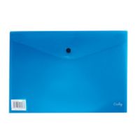Croxley A4 Document Envelope with Button - Blue (Pack of 12) | Buy ...