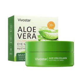 Facial Mask Aloe Vera Collagen Soothing Eye Mask Moisten Compact | Shop ...