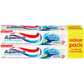 Aquafresh Fresh & Minty Toothpaste 2 x 100ml | Shop Today. Get it ...