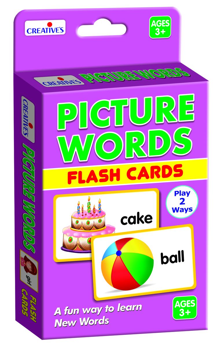 Creatives Flash Cards- Picture Words | Shop Today. Get it Tomorrow ...