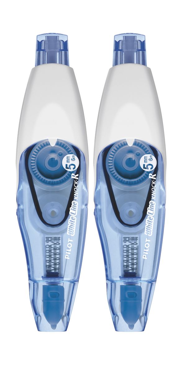 Pilot White Line Retractable Correction Tape 5mm x 6m - Pack of 2 ...