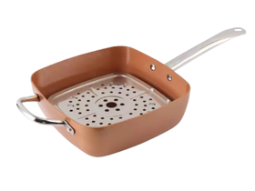 Square Copper Pan Deep Dish-Brown | Shop Today. Get it Tomorrow ...