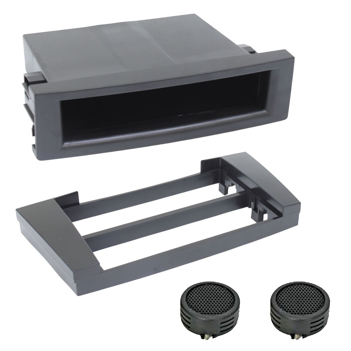 Radio Fascia S/Din-D/Din Trim Plate Compatible With Mercedes Benz E ...