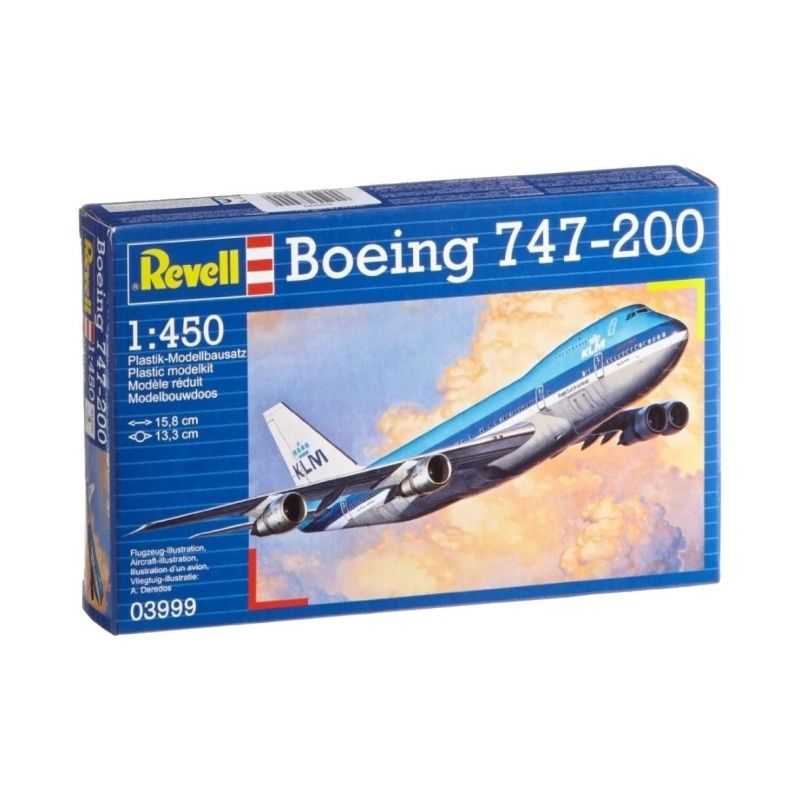 Revell 1/450 Boeing 747-200 "KLM" Plane Plastic Model Kit | Shop Today ...