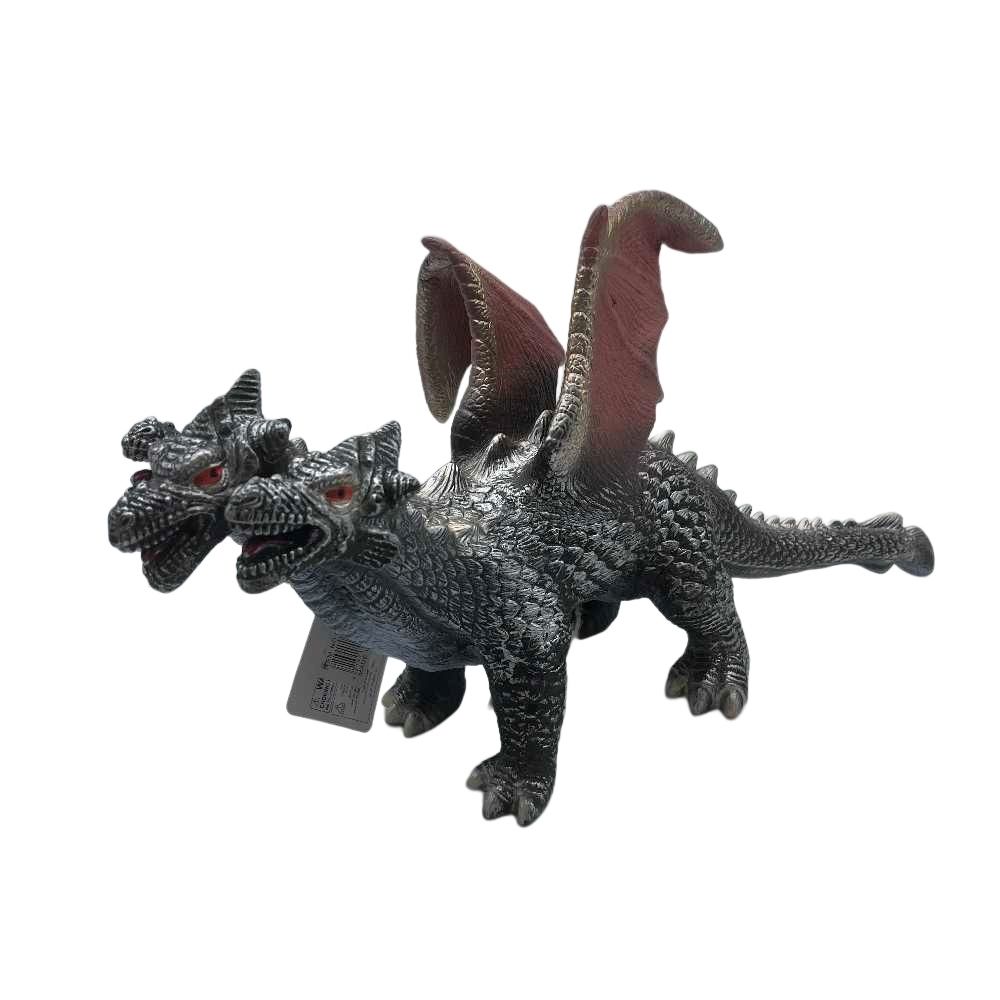 Cotton-Filled Sounding Dinosaur Simulation Triple-Headed Toy | Shop ...