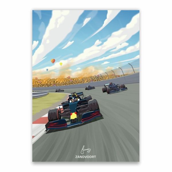 Zandvoort Race Track Poster - A1 | Shop Today. Get it Tomorrow ...