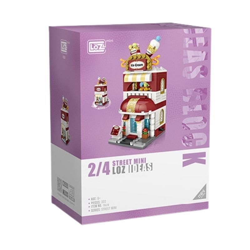 Loz Mini Street Blocks - Ice Cream Shop | Shop Today. Get it Tomorrow ...