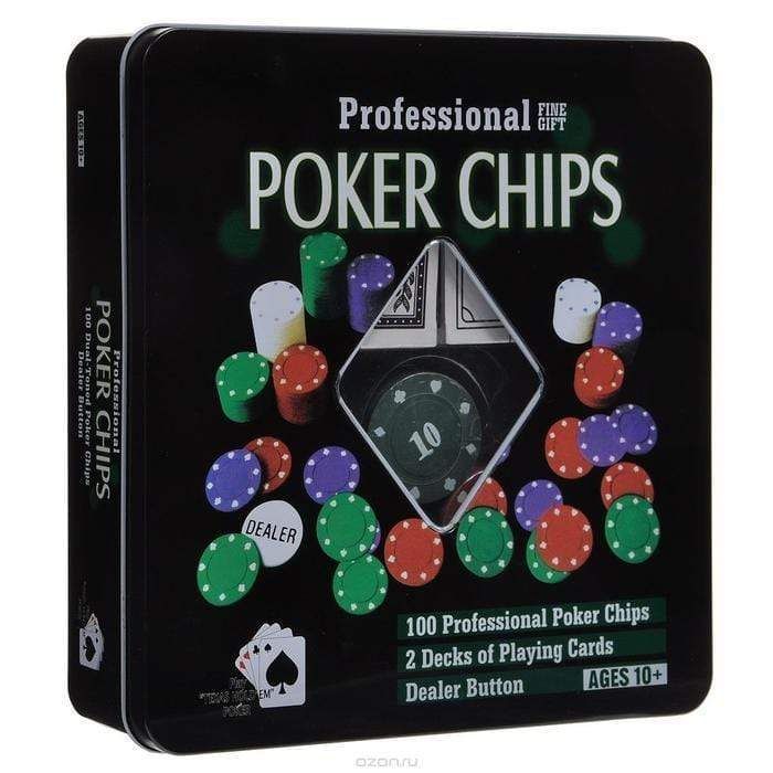 GS 100 Pcs Classic Professional Poker Chip Box Set | Shop Today. Get it ...