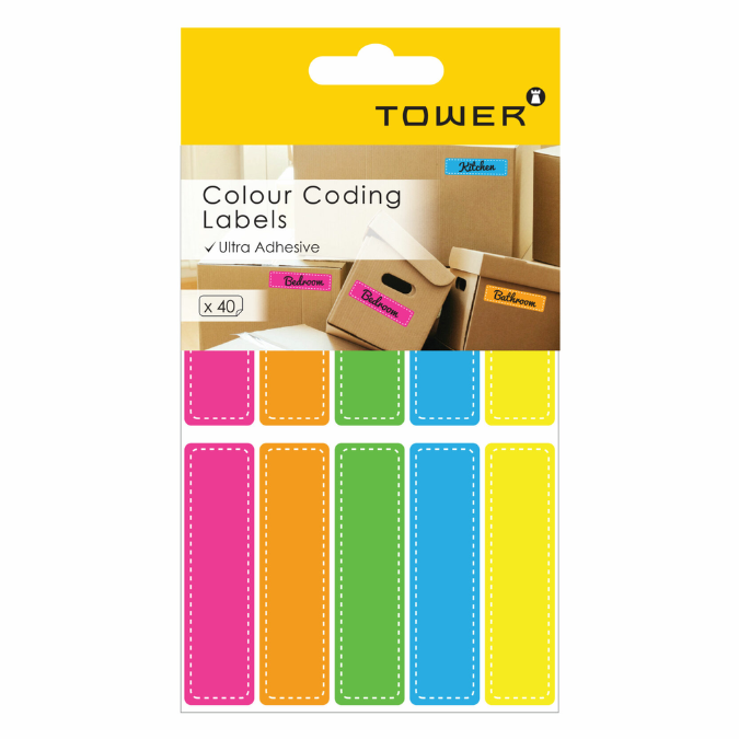 TOWER Colour Coding Labels | Shop Today. Get it Tomorrow! | takealot.com