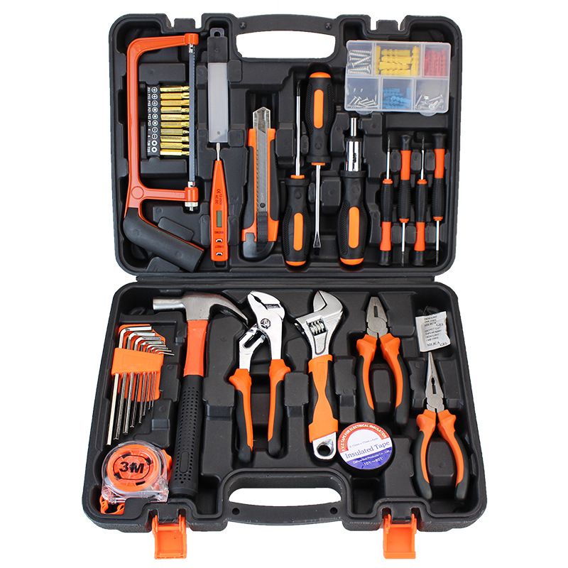 100-Piece Home Repair Tool Kit for Household Basic Hand Tool Sets with ...