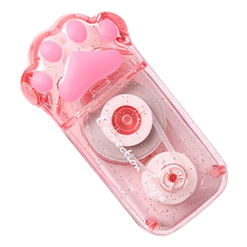 Cute Transparent Cat Paw Shape Correction Tape - Trending Kawaii ...