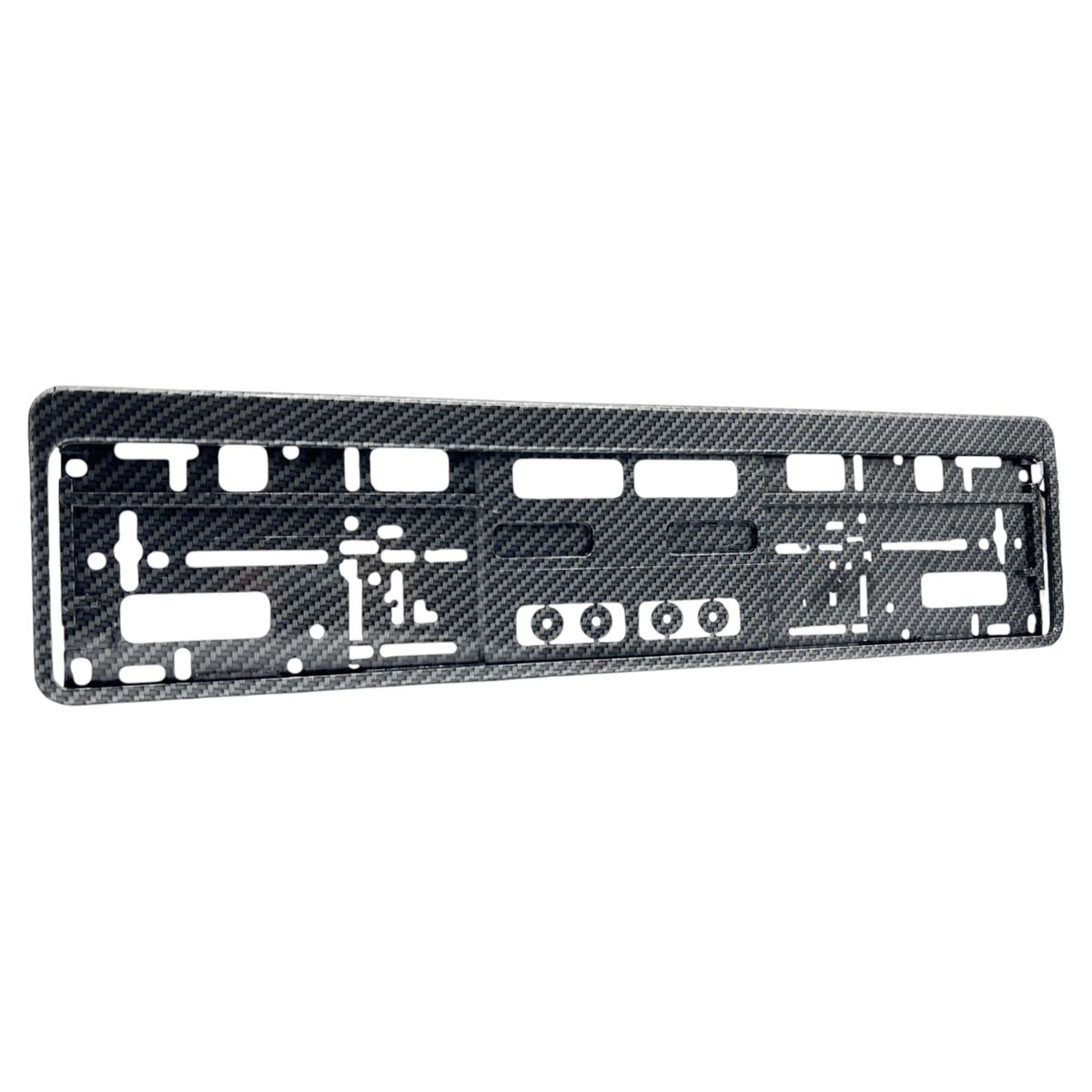 Carbon Look Plastic Number Plate Frame - Clip-On, Sleek Design | Shop ...