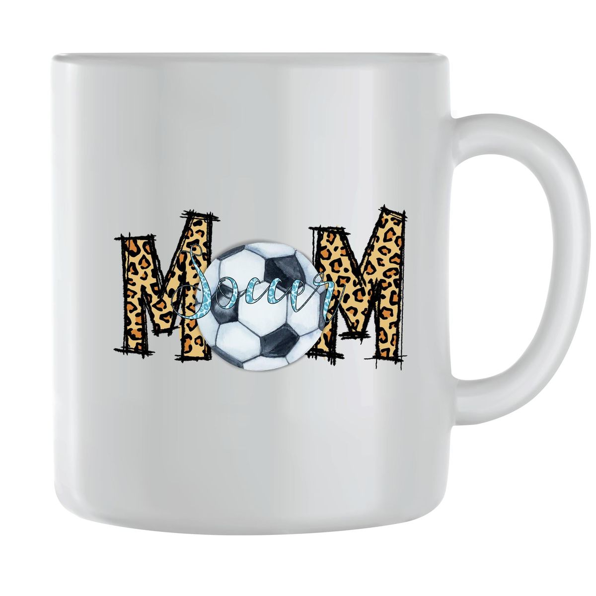 Soccer2 Coffee Mugs for Sports Women Trendy Mom Graphic Mother Present ...