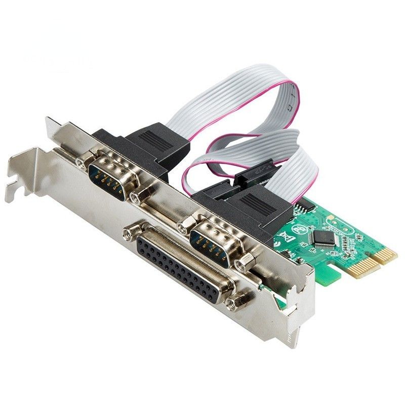 MicroWorld 2x RS232 and 1x DB25 PCIe Add-on Card | Shop Today. Get it ...