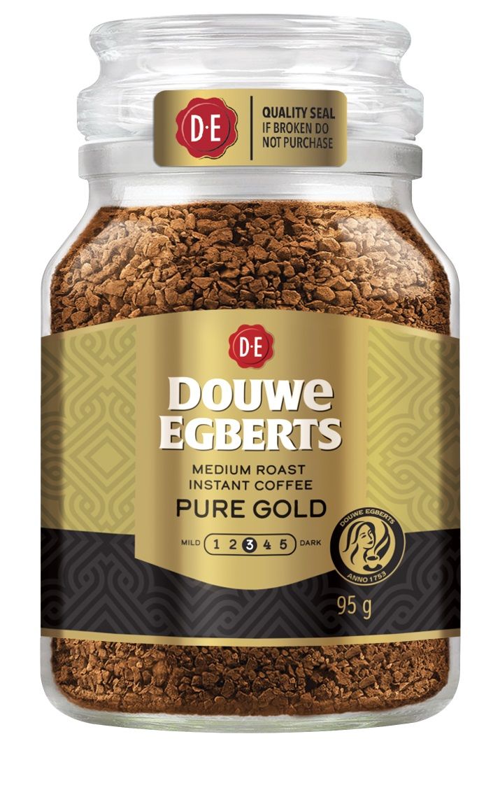 Douwe Egberts Pure Gold Instant Coffee 95g Small Jar Shop Today. Get it Tomorrow takealot