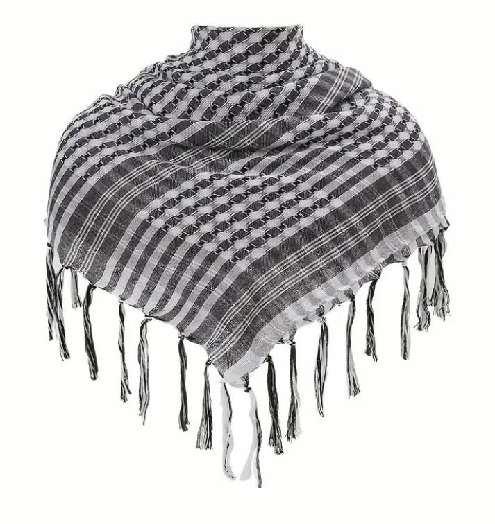 Shemagh Tactical Desert Keffiyeh Head Neck Scarves Arab Wrap with ...