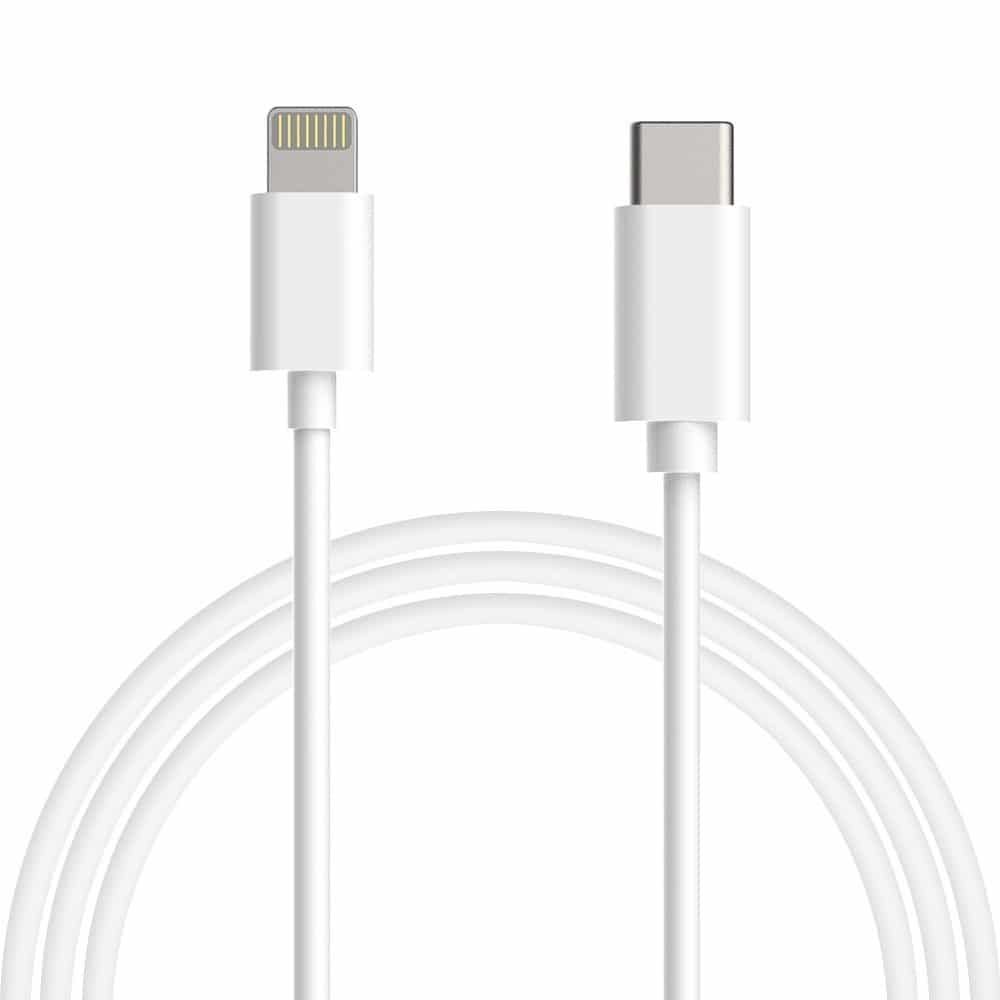 Type-C to Lightning Fast Charging Cable for iPhone Devices 2M - White ...