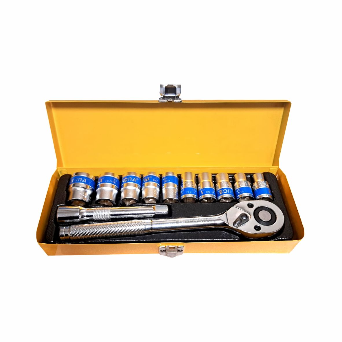 Bebona 12 Pieces Socket Set 1/2'' with Extension Bar & Case | Shop ...