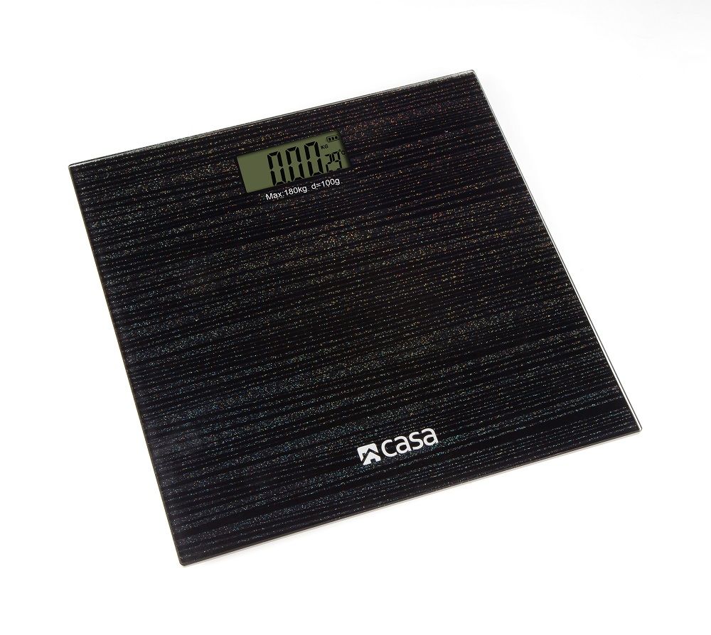 CASA Electronic Bathroom (Sparkle) Glass Scale - NERO | Shop Today. Get ...