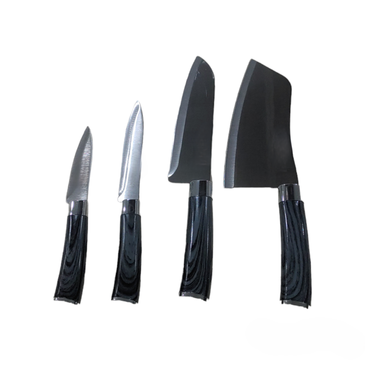 Knife Set 4 Piece Marble Look Handle Design | Shop Today. Get it ...